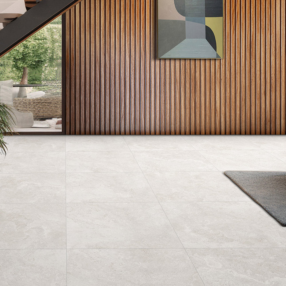 Bordeaux White 300X300 Matt Marble Look Porcelain Tile