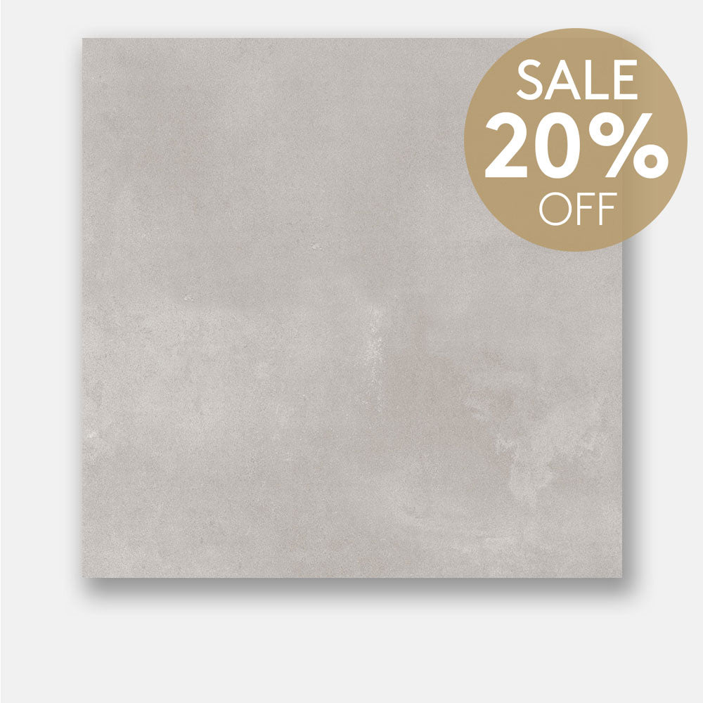 Brooklyn Light Grey 600x600x20 Outdoor Porcelain Paver Tile