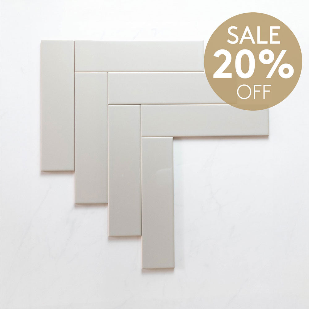 Cascade Taupe 75x300 Gloss Subway Tile