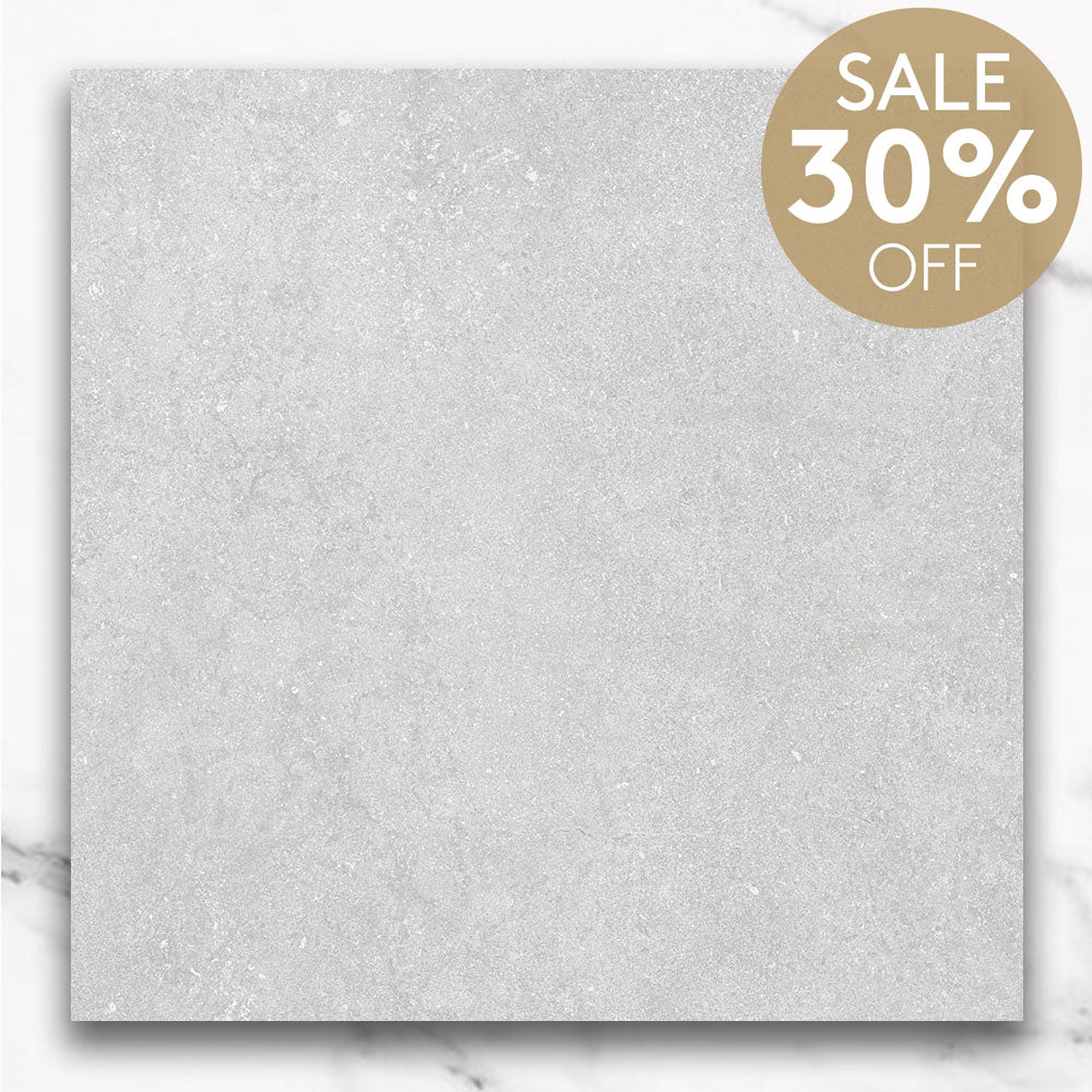 Essen White 600X600 Matt Porcelain Tile