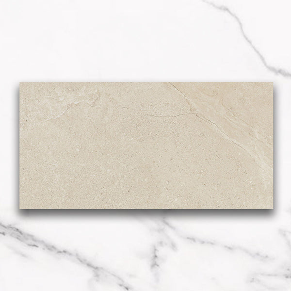 Magione Sand 300X600 Matt Marble Look Porcelain Tile