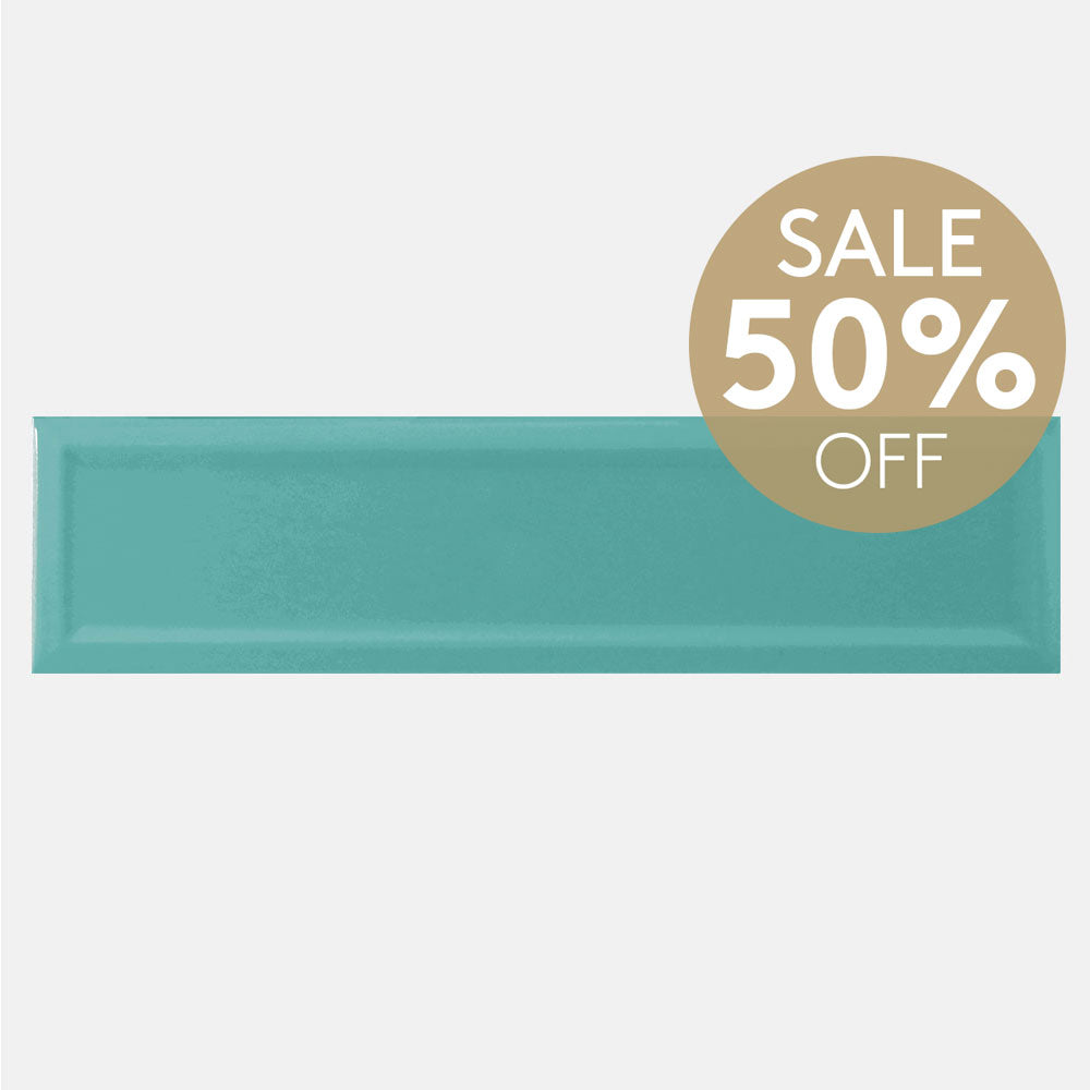 Metro Light Green Frame 68x280 Matt Subway Tile