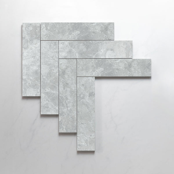 Turin White 75X300 Matt Subway Porcelain TIle