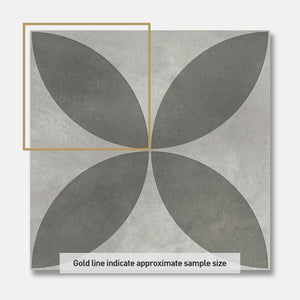 Heritage Clover Encaustic Look 200x200 Matt Tile — Tile Lane